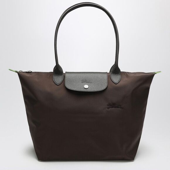 Longchamp | Bags | Longchamp Mocha Coloured Le Pliage Green L Bag Women ...